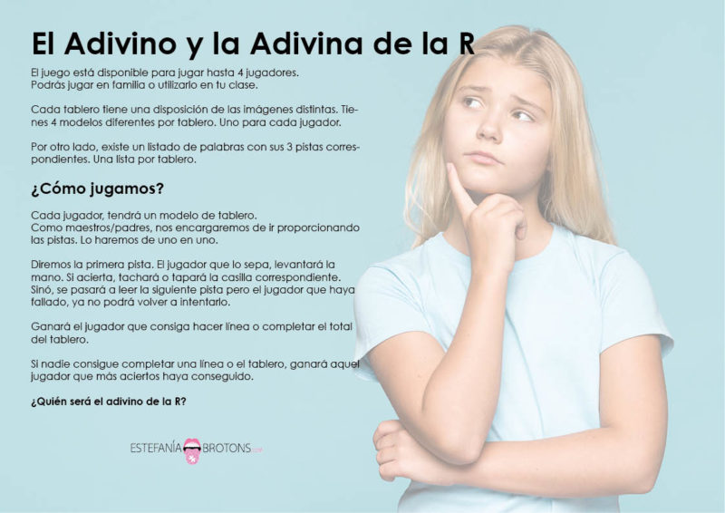 Articulación del Fonema R - Audición y Lenguaje | estefaniabrotons.com