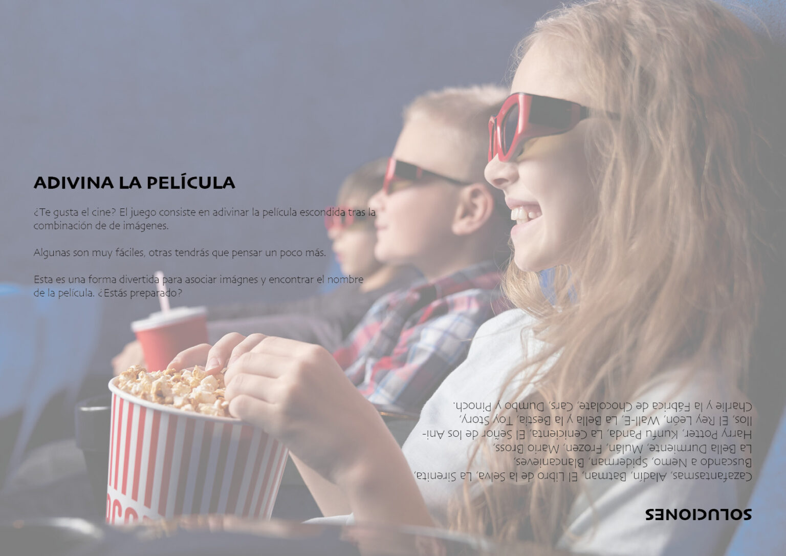 Adivina la película - Trabajamos el Razonamiento